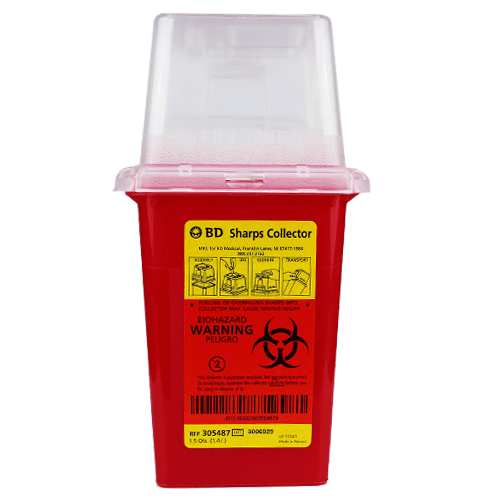 1.5 Quart Red BD Stackable Sharps Container – CornellSurgical.com